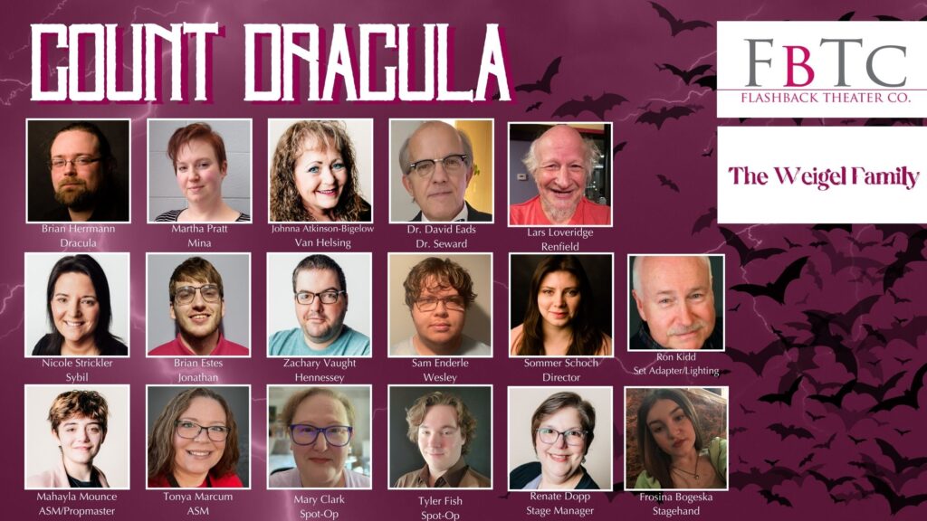 Meet the Cast of Count Dracula | Flashback Theater Co.